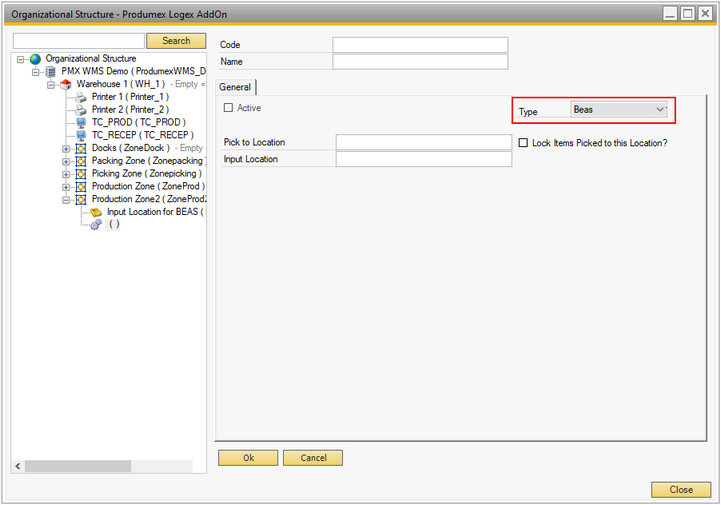 Prerequisites for PMX picking flows